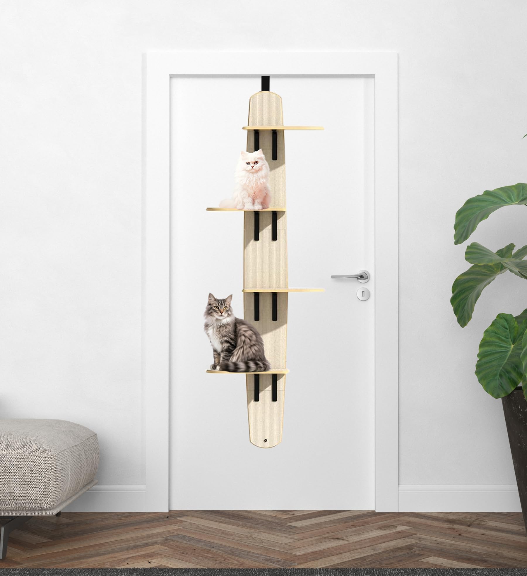 Amazon.com : Vechor Door-Mounted Vertical Cat Climber, 4-Tier Hanging ...