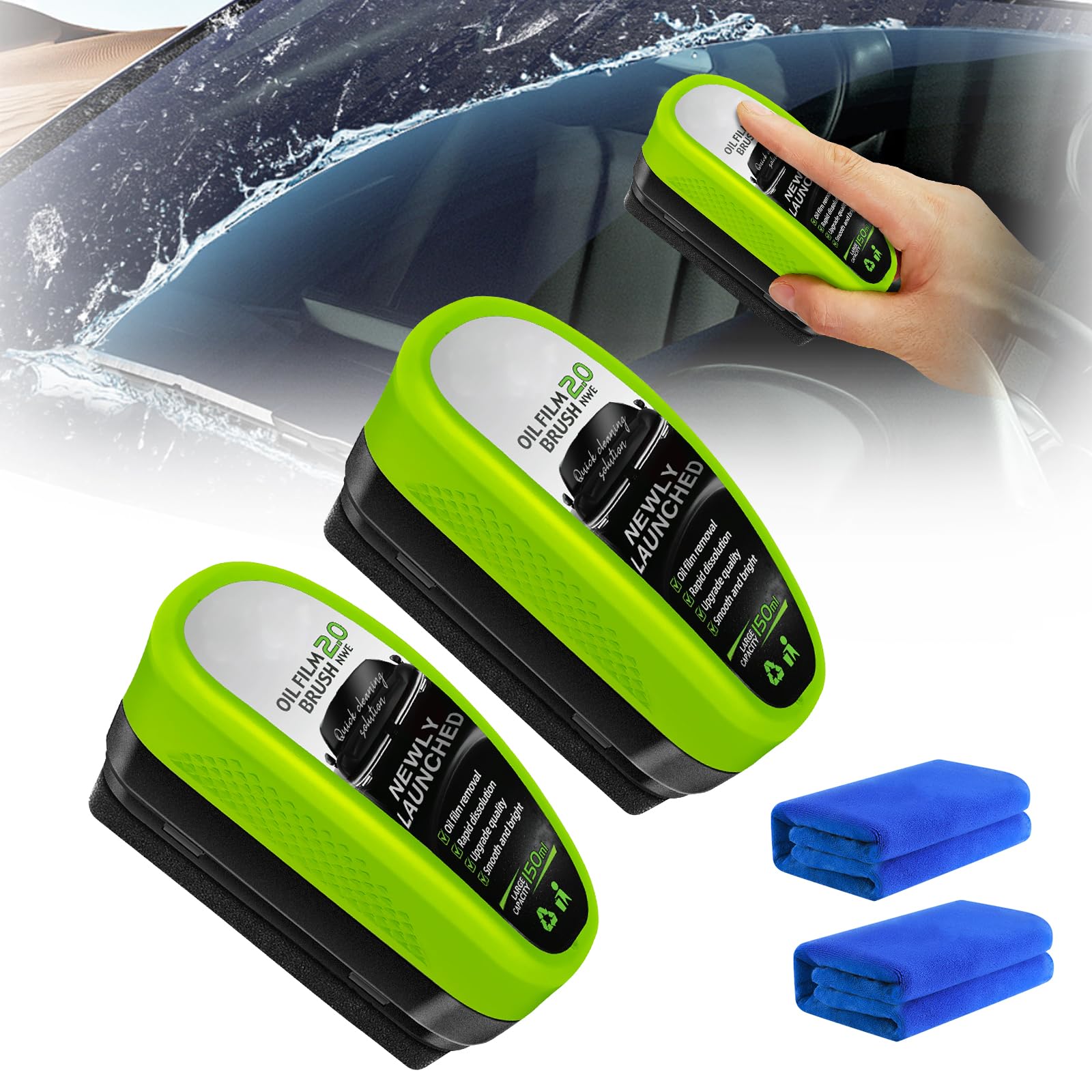 Amazon.com: 2Pcs Upgrade Automotive Oil Film Cleaning Brush, 2025 New 2 ...