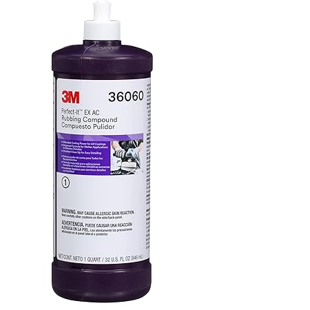 Amazon.com: 3M Rubbing Compound, 05973, Liquid Formula,1 qt (32 fl oz ...