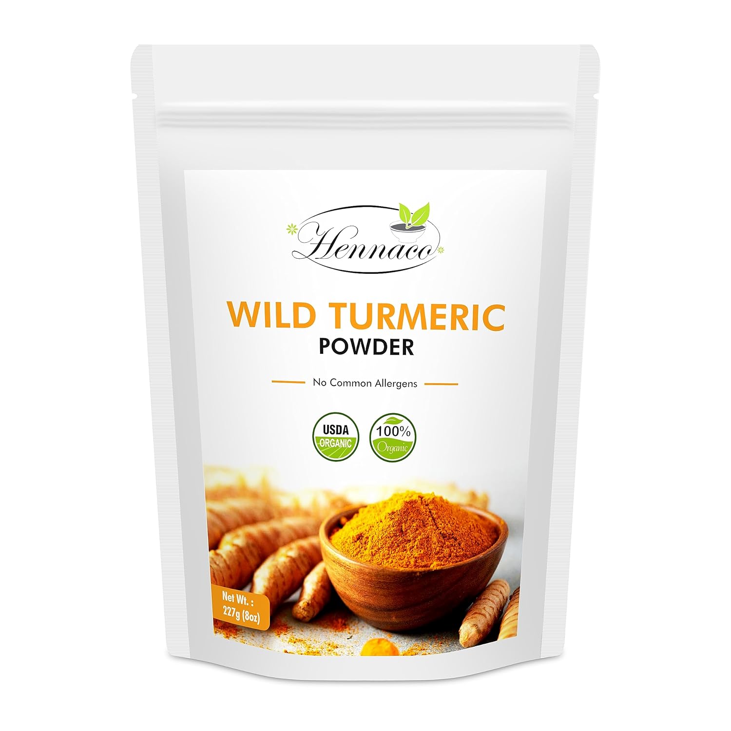 Amazon.com : Hennaco Organic Wild Turmeric Powder (227 Grams) : Health ...