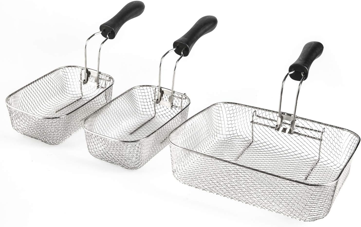 Amazon.com: Replacement Stainless Steel Basket Set with Handles for ...