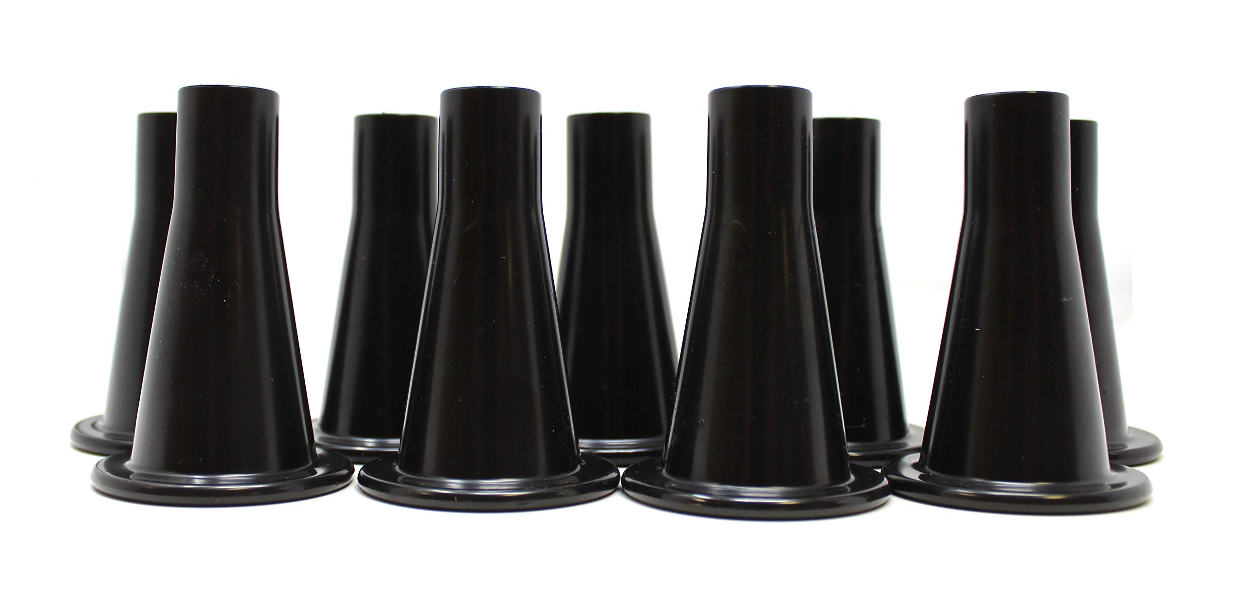 Snapklik.com : JSP Manufacturing Black Plastic 3-5/8” Bed Frame Feet ...