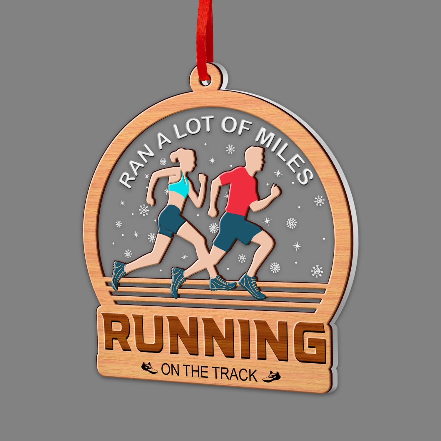 Amazon.com: Running Ornament, Runner Ornaments for Christmas Tree, 2 ...