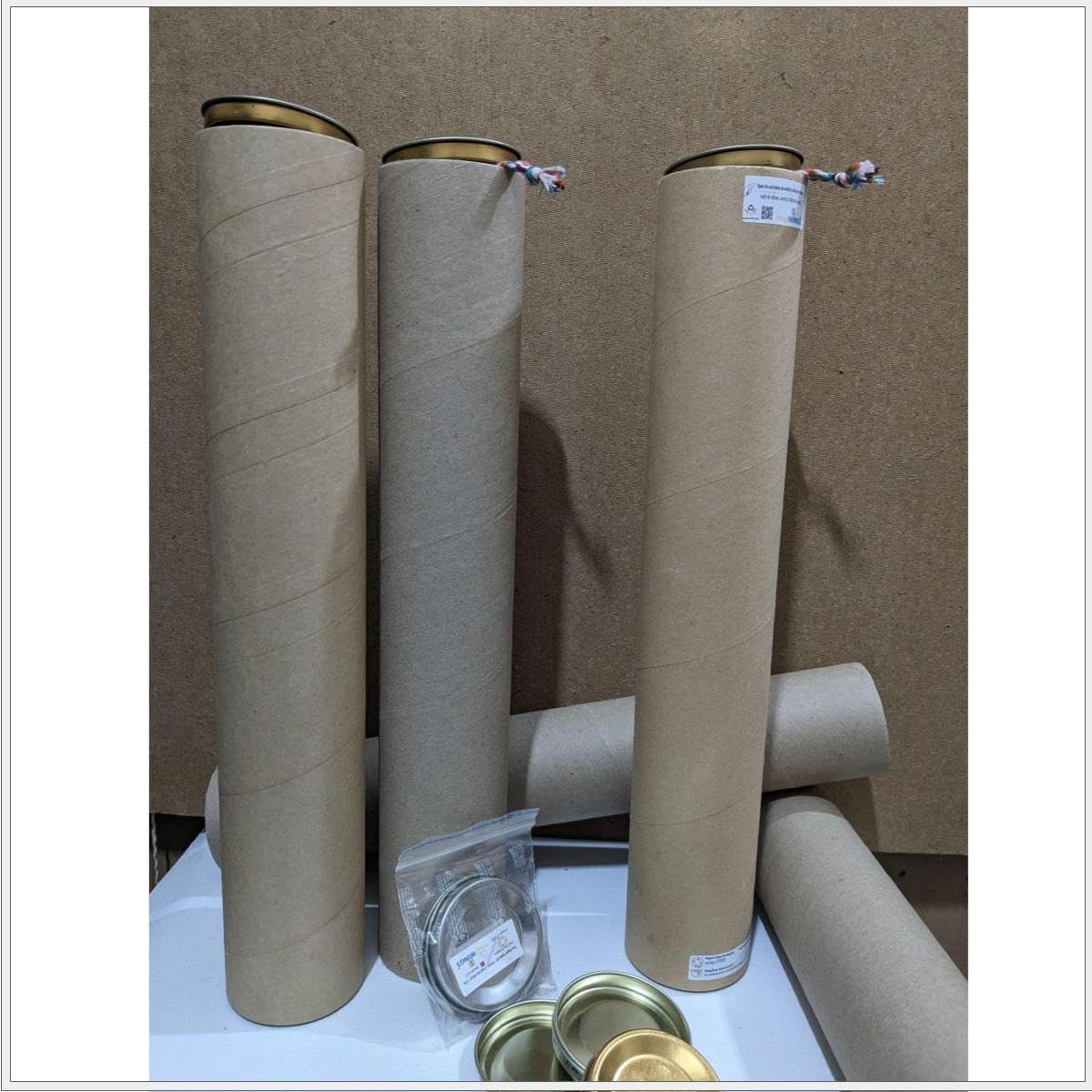 mapWINGS Paper Packaging Tubes/Tube Mailers, for Storage of Large Size ...