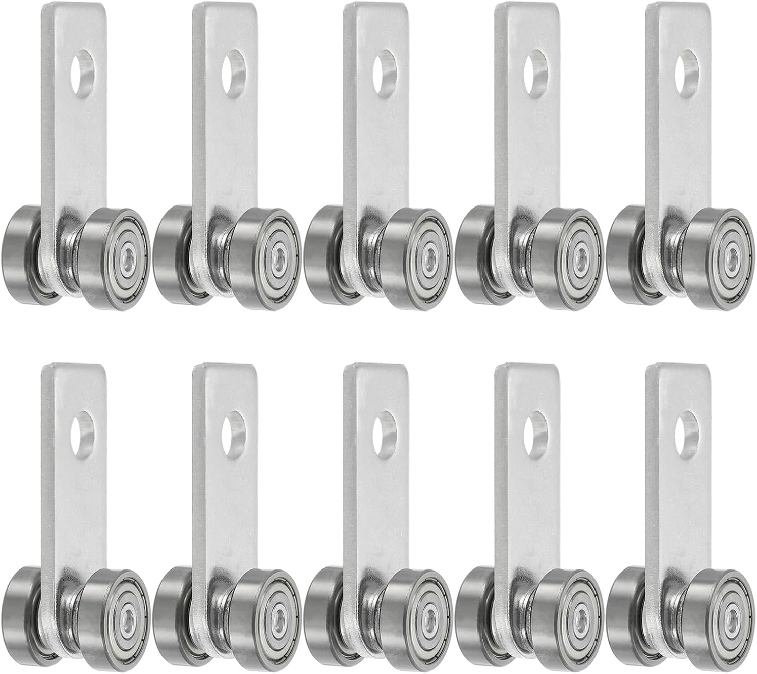 Amazon.com: MECCANIXITY Two Bearing Trolley Assembly 2 Wheel Trolley ...