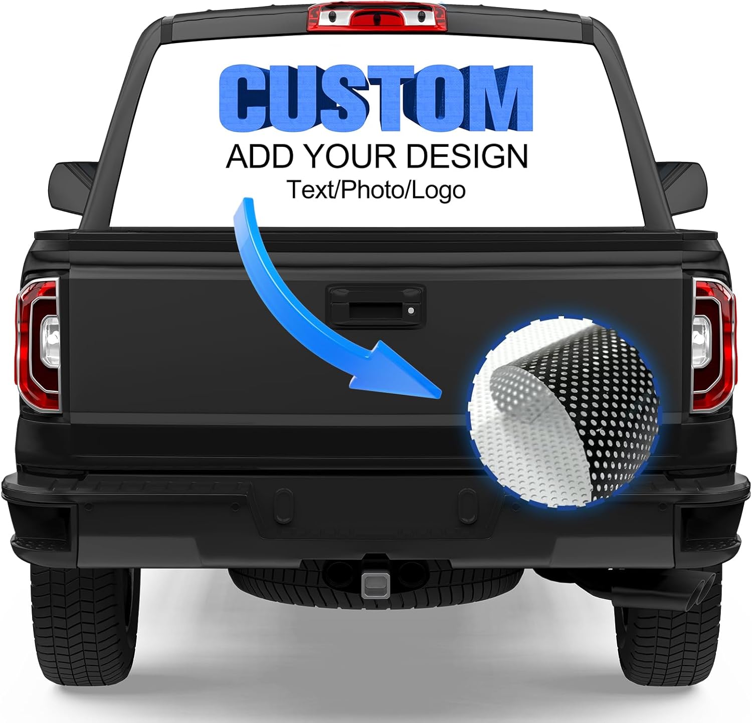 Amazon.com - Custom Rear Window Decal for Trucks, Personalized ...