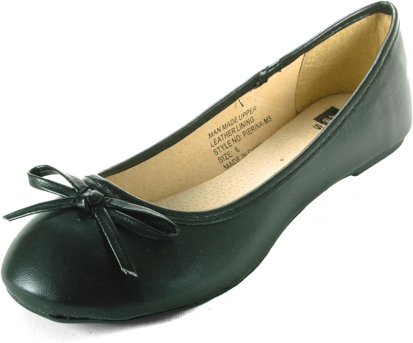 Amazon.com | Alpine Swiss Iris Womens Ballet Flats Classic Bow Slip On ...