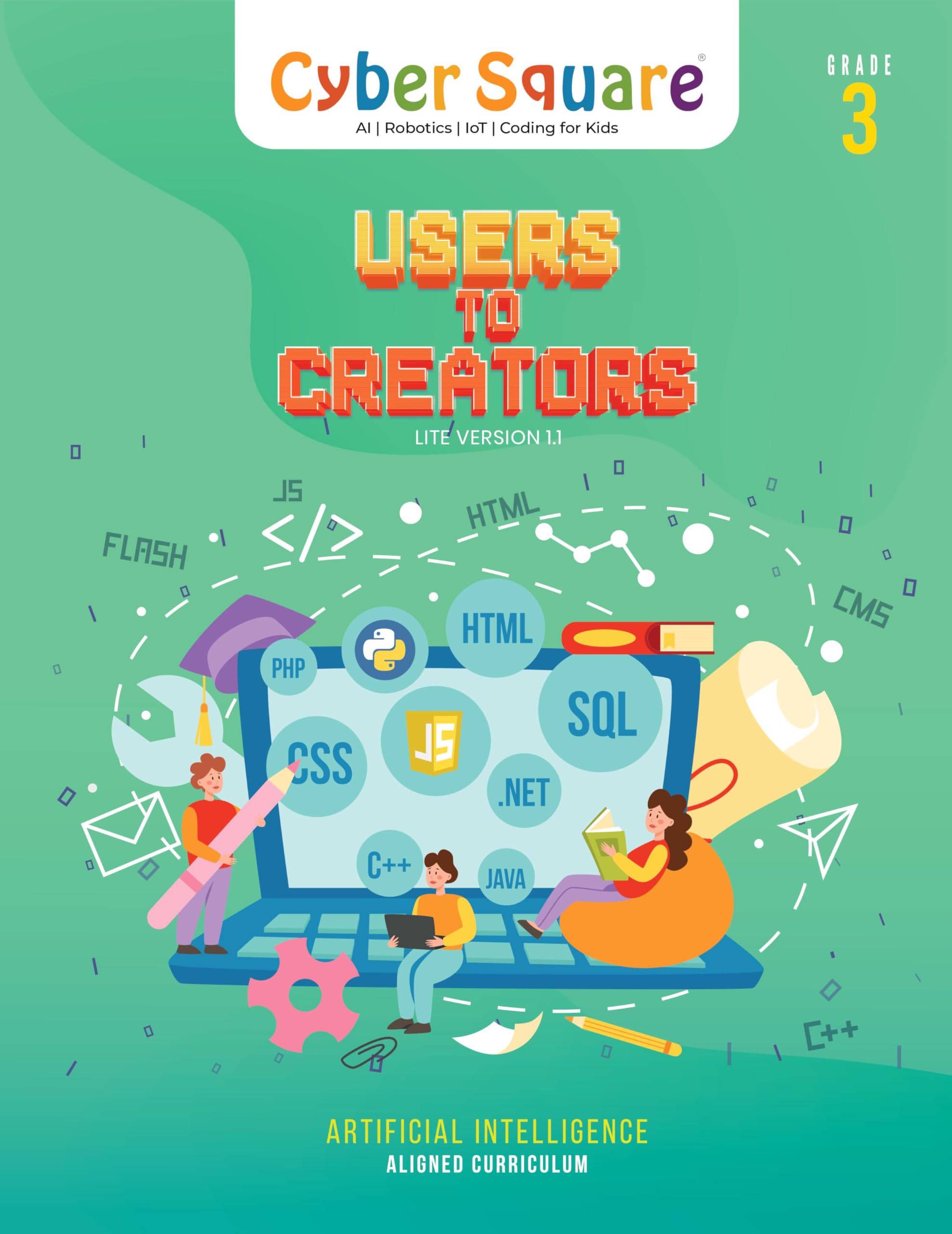 Grade 3 - Cyber Square Users to creators lite ver 1.1 Computer Textbook ...