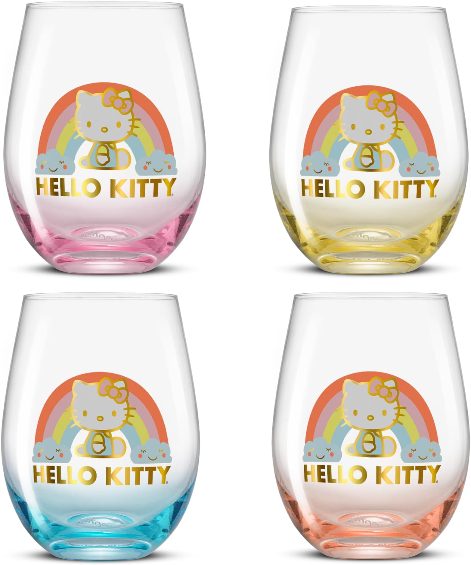 Amazon.com: JoyJolt Sanrio Hello Kitty & Friends Hello Sippy Drinking ...