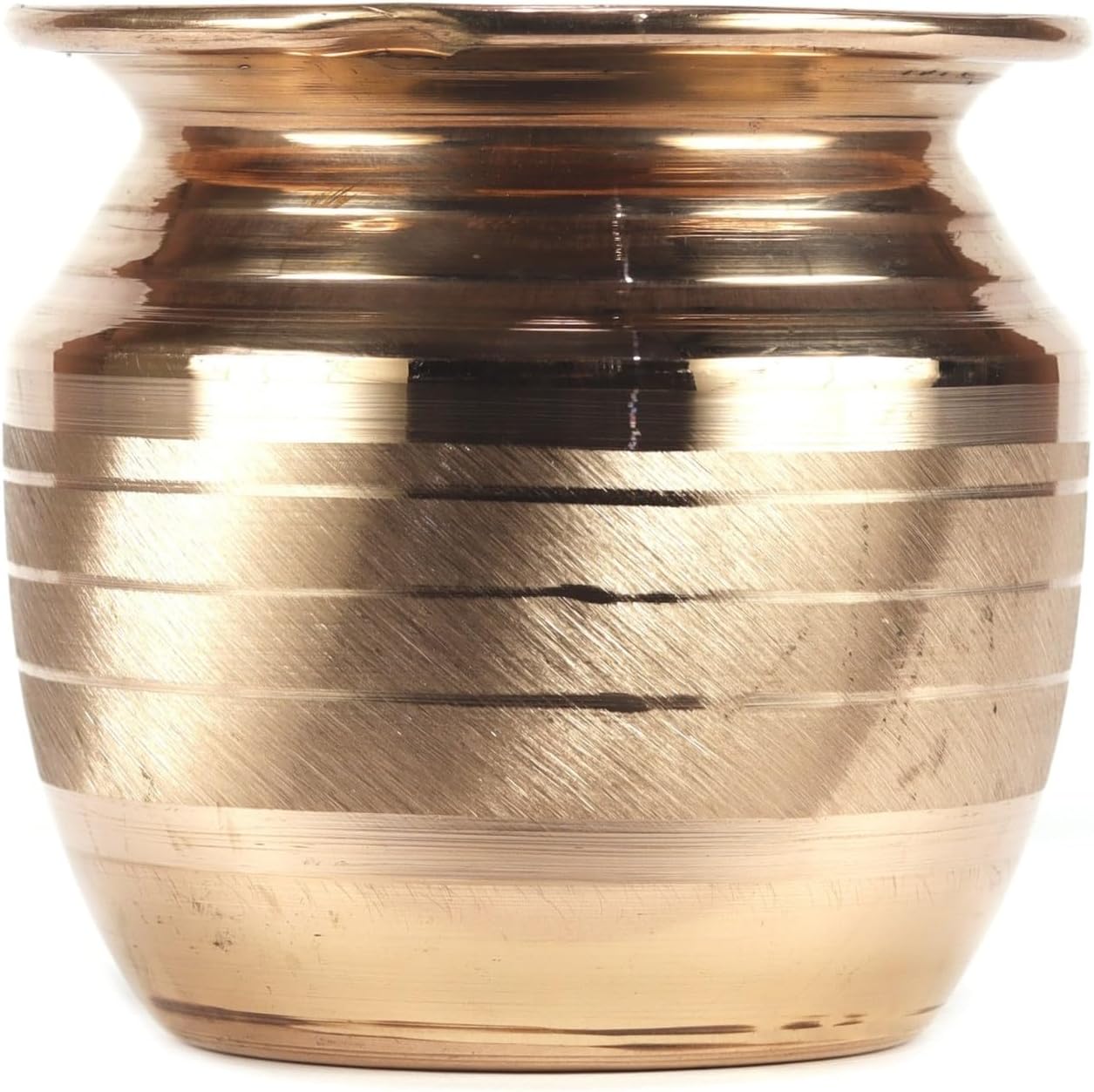 Amazon.com: ASHIRWAD Pure Copper Kalash Lota for Pooja Prayer Kalash ...