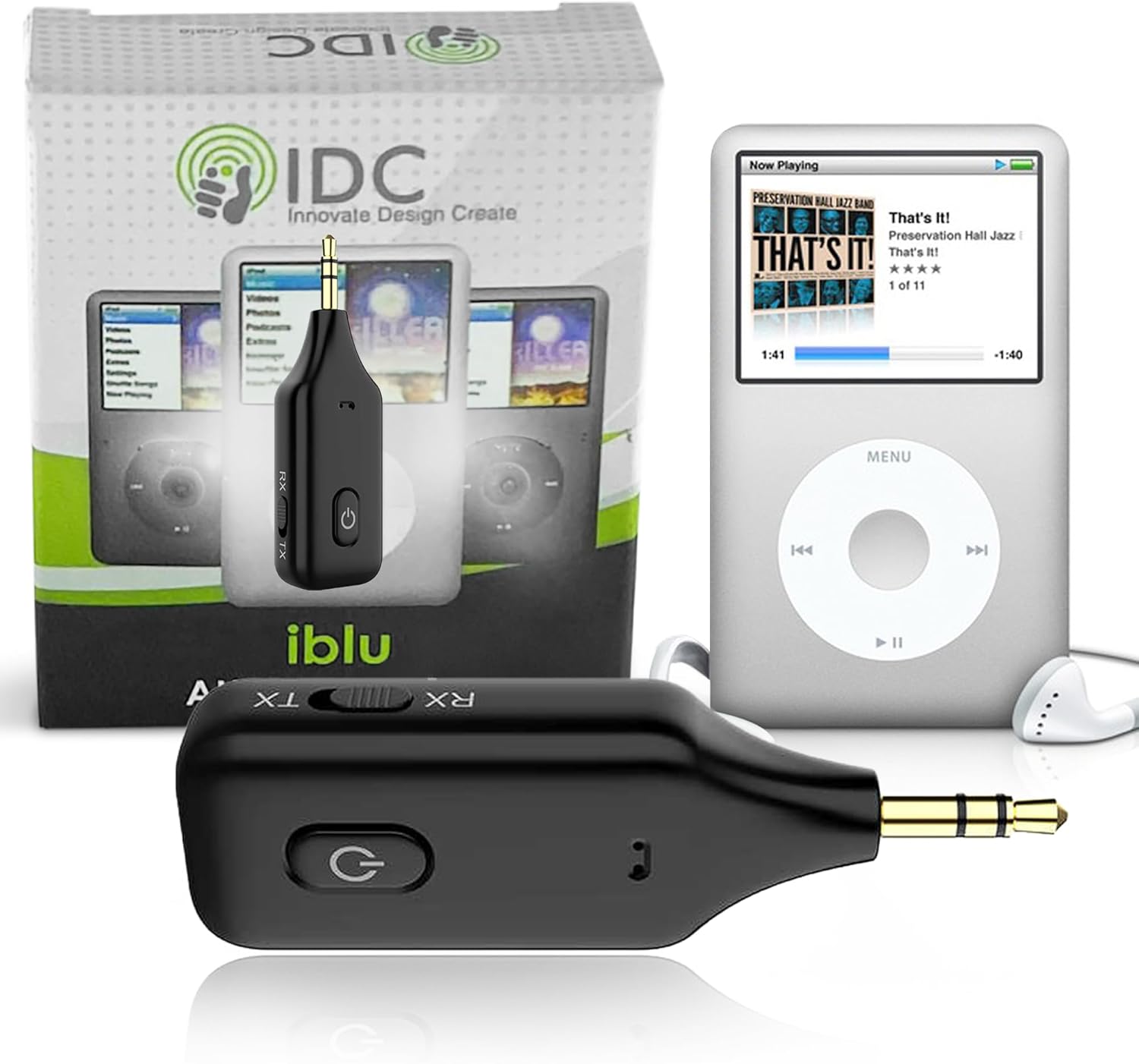 Bluetooth iPod AUX Transmitter - Stream Music Wirelessly to Speakers ...