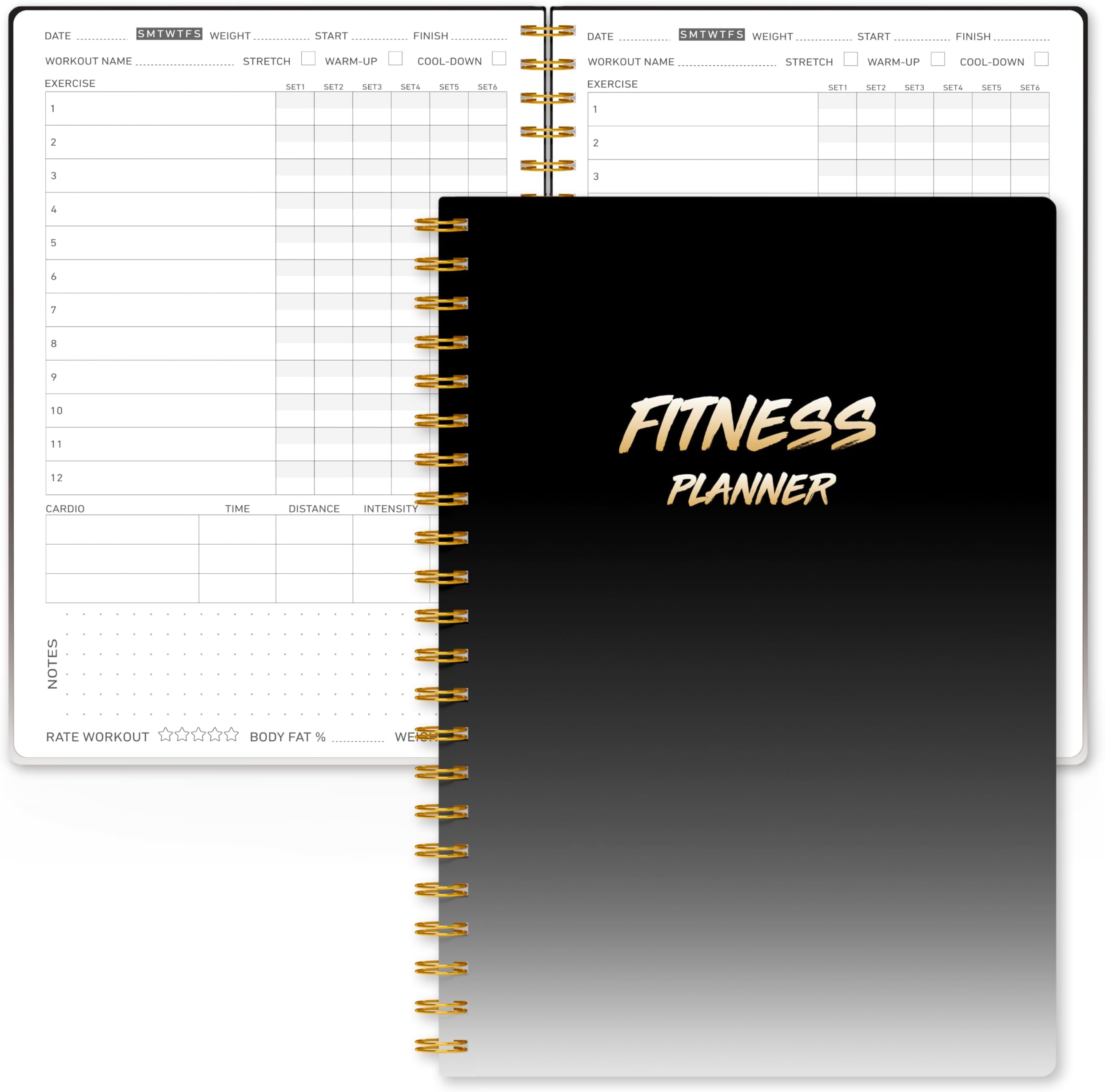 Amazon.com: 2025 Fitness Workout Journal Planner for Women & Men, from ...