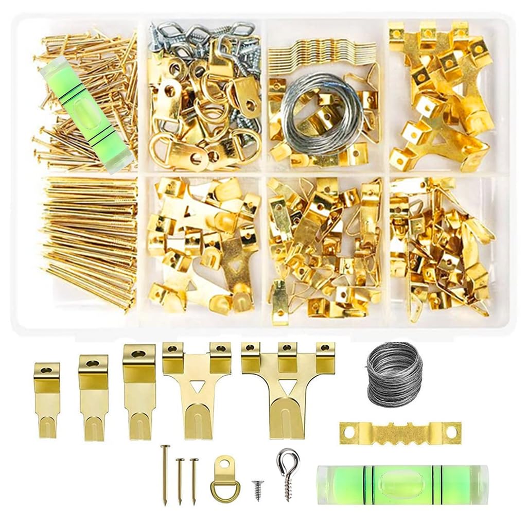 Serplex® 261Pcs Picture Hanging Kit Picture Hangers Assorted Kit With ...