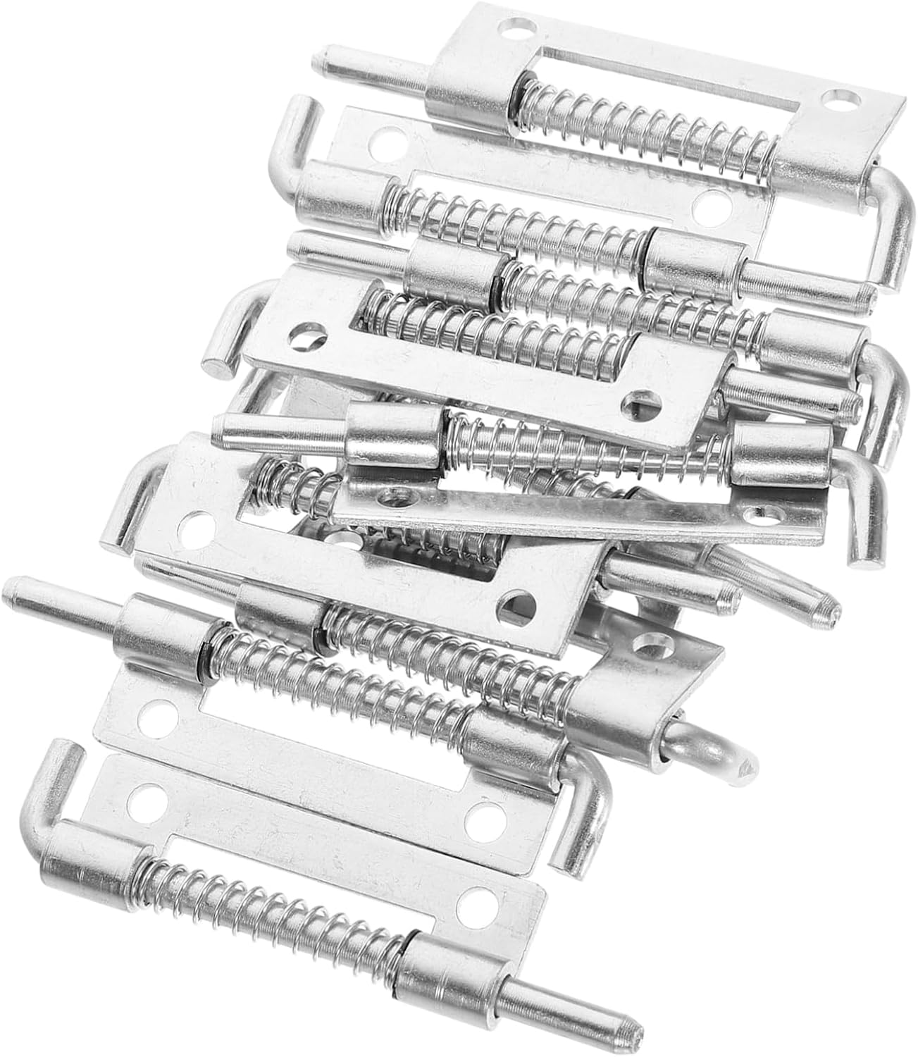 Amazon.com: TOPPERFUN Strong Spring Latch Lock for Warehouse 10pcs Flat ...