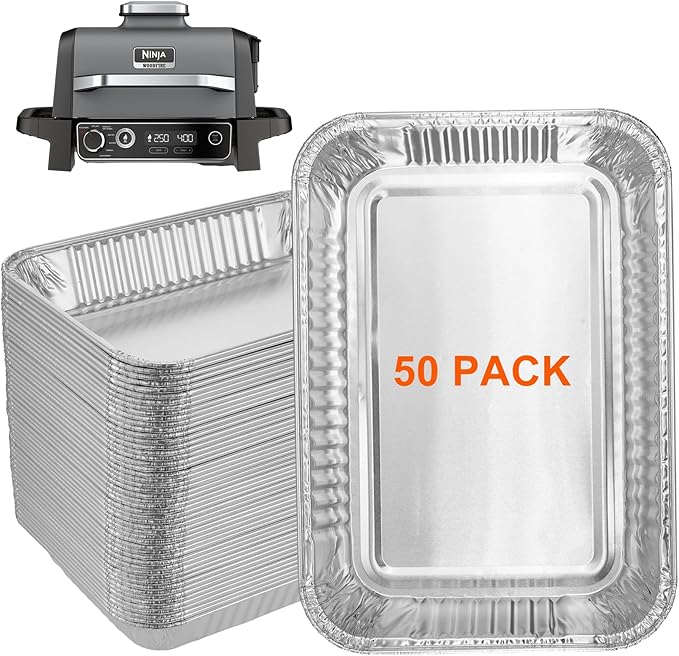 Amazon.com : Whaleme 50 Pack Drip Pan Liner for Ninja Woodfire Outdoor ...