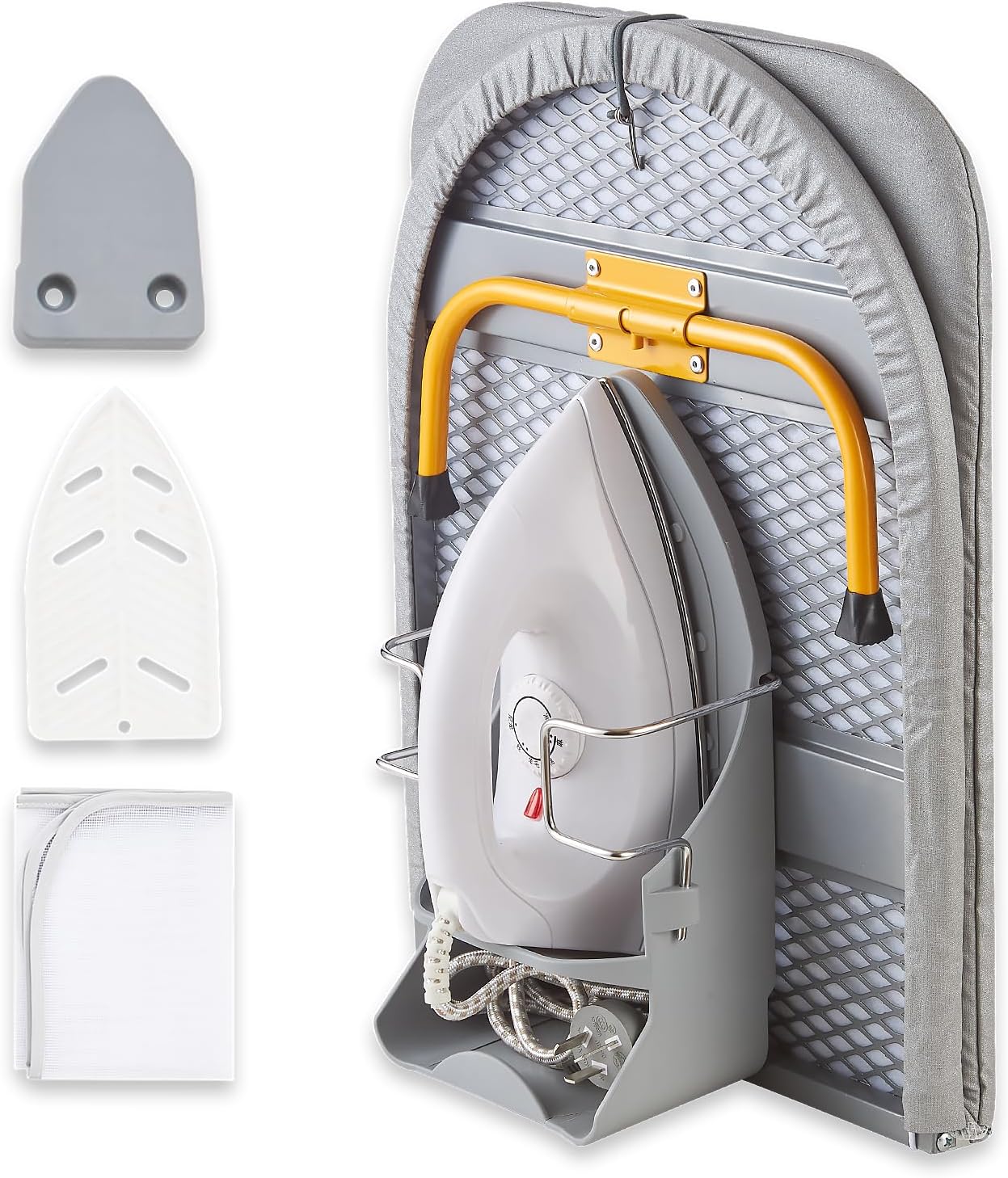 Amazon.com: Wall Mount Folding Ironing Board with Iron Holder, Tabletop ...