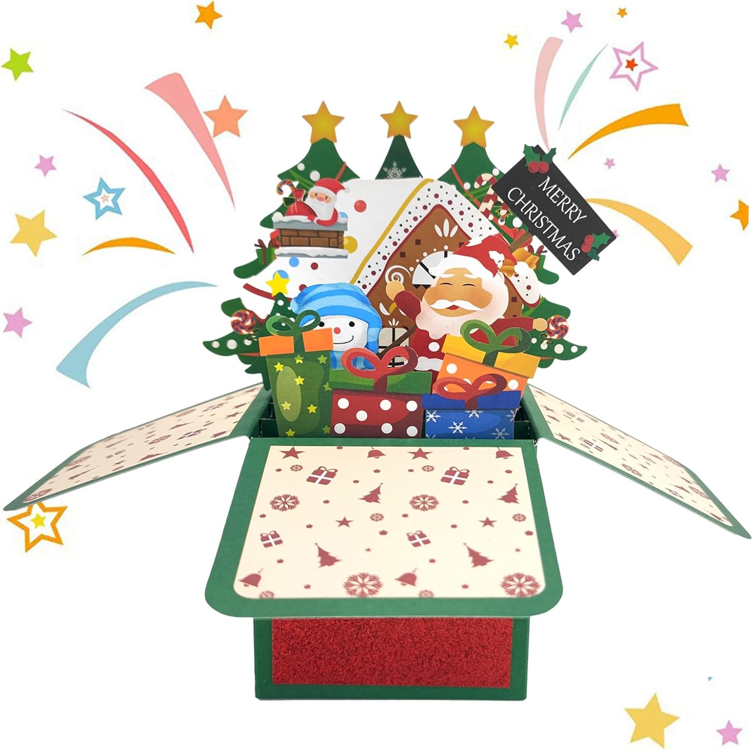 Teeltiao 3D Santa Box Card | Greeting Cards & Envelopes - Craftsmanship ...