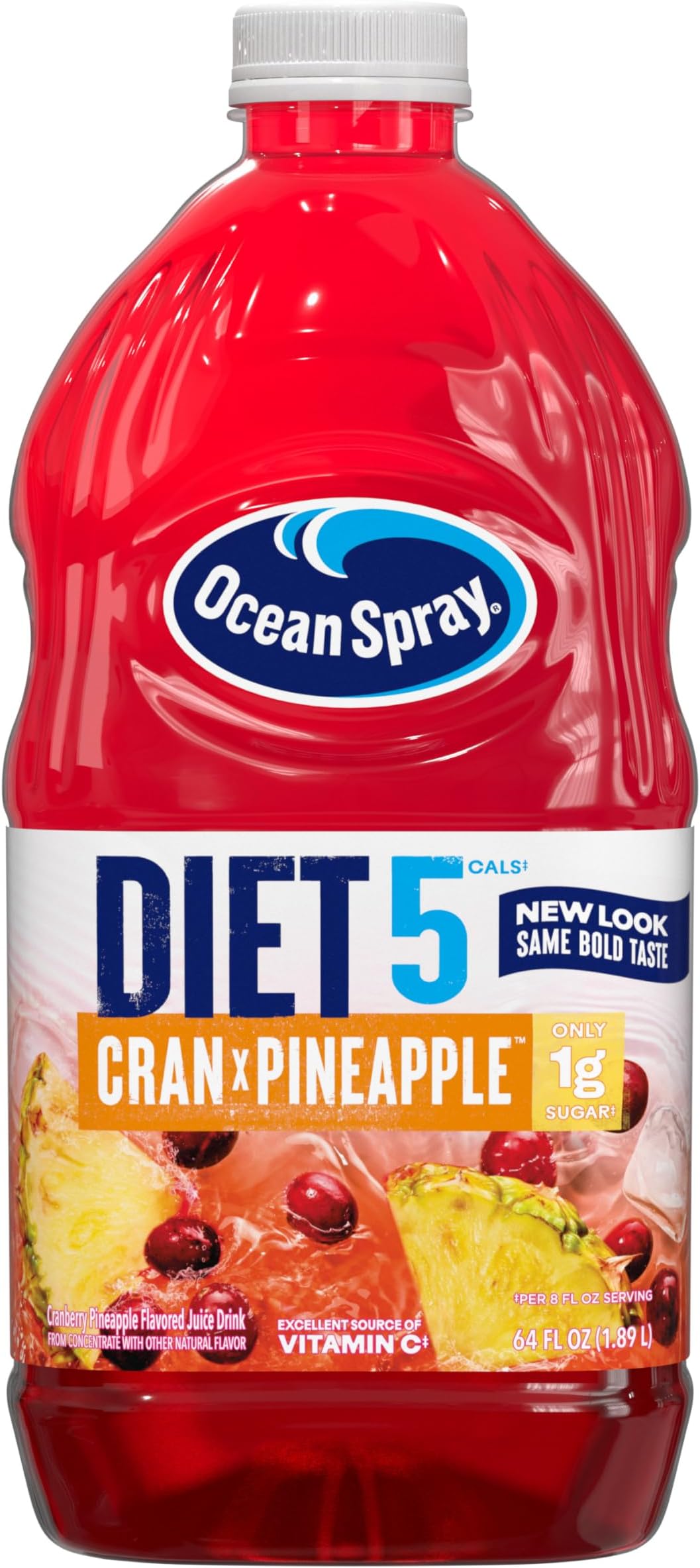 Amazon.com: Ocean Spray® Diet Cran-pineapple Juice Drink, 64 Fl Oz ...
