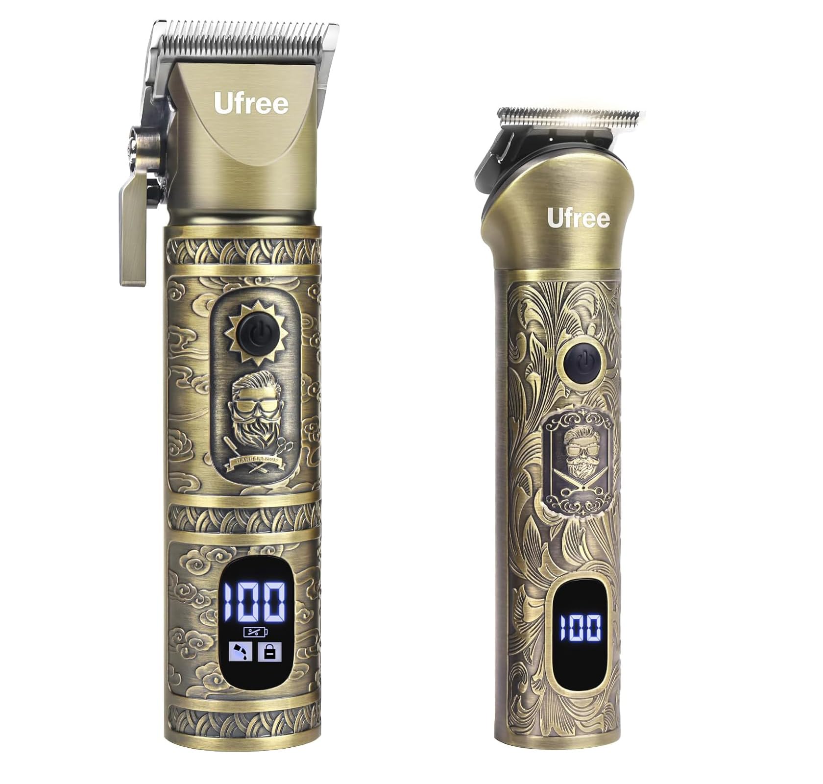 Amazon.com: Ufree 3 in 1 Mens Beard Trimmer, Professional Hair Clippers ...