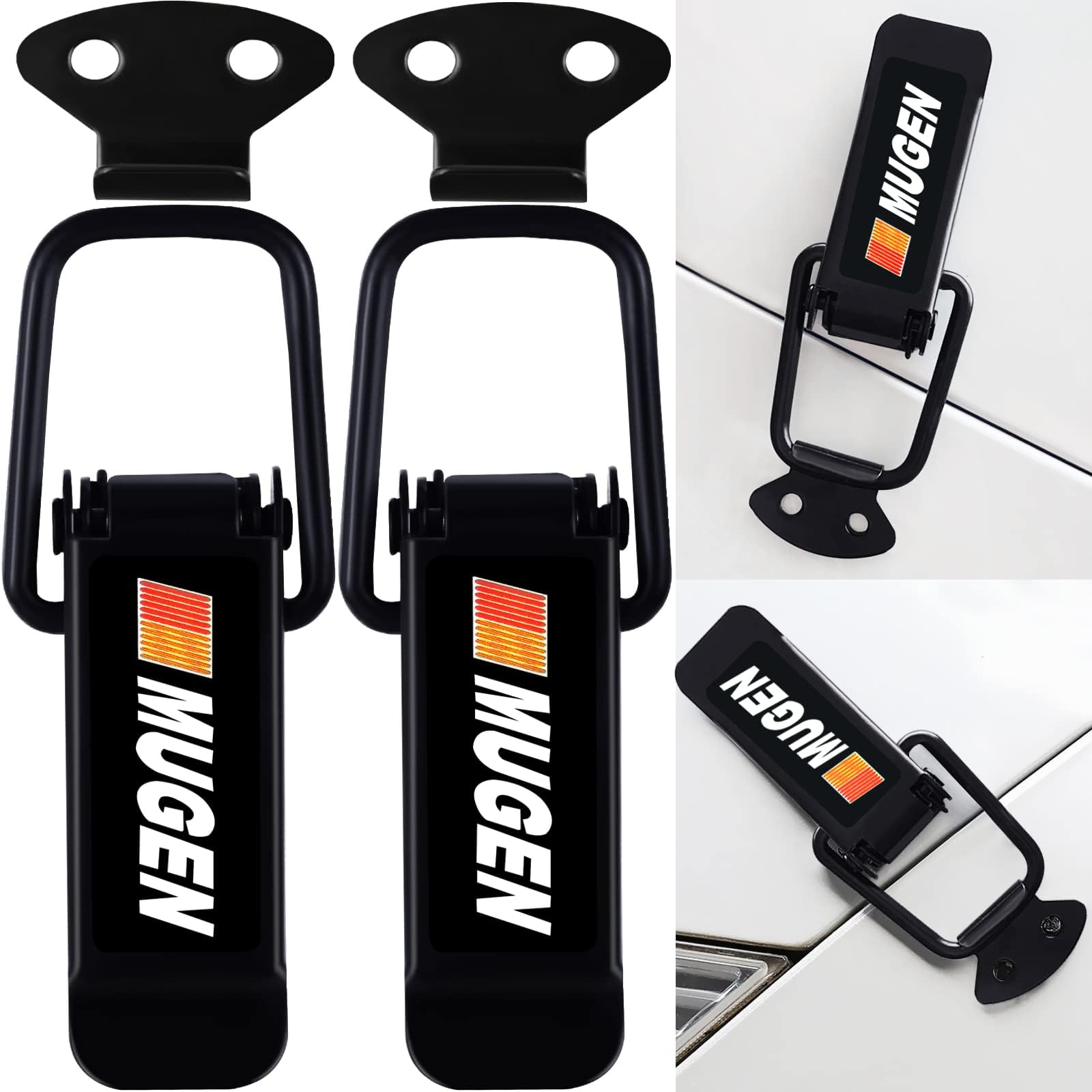 Amazon.com: 2PCS Black Stainless Steel Bumper Quick Release Holder ...