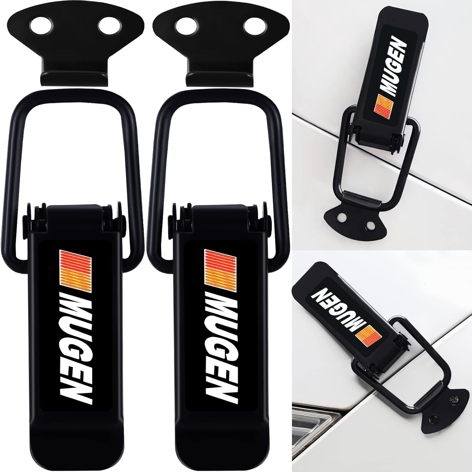 Amazon.com: 2PCS Black Stainless Steel Bumper Quick Release Holder ...