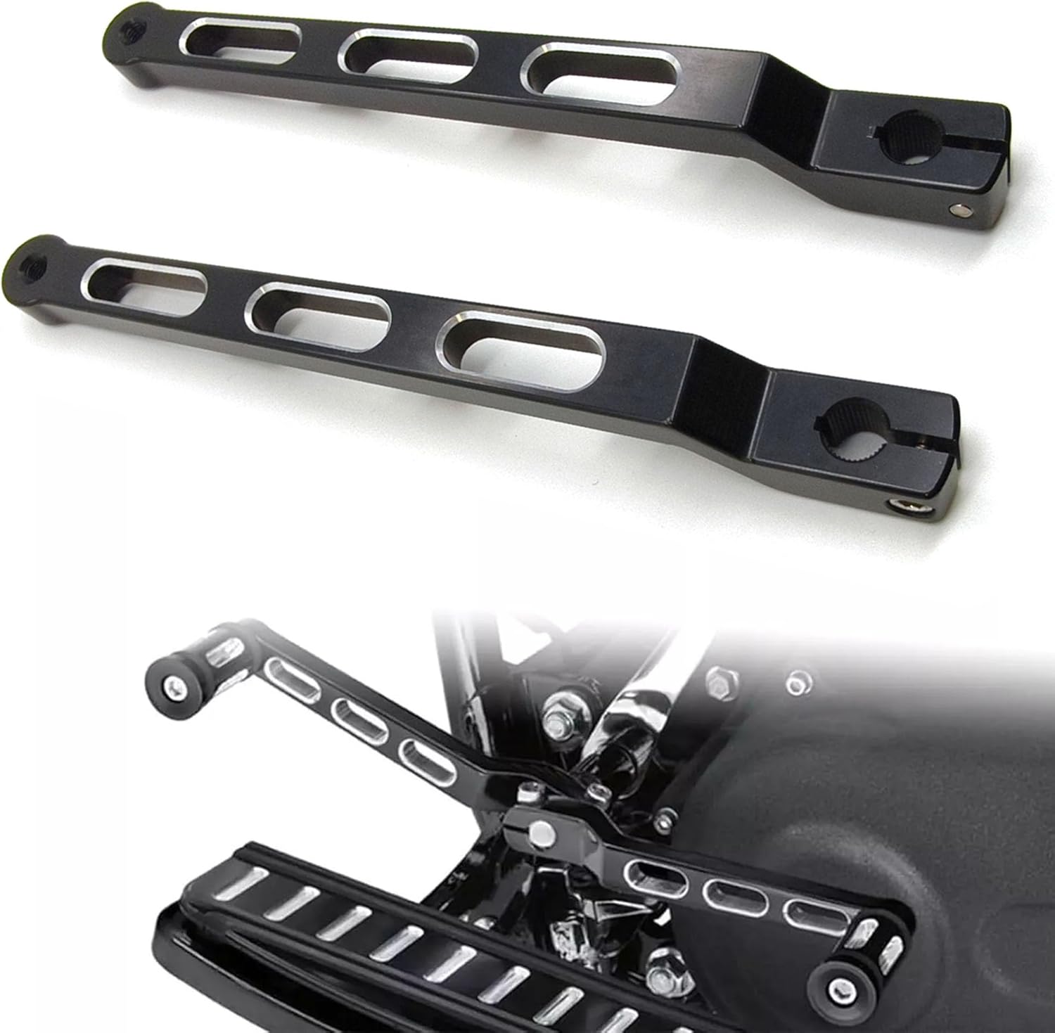 Amazon.com: Cyreedom Motorcycle 9.84'' Extended Heel-Toe Shifter Lever ...