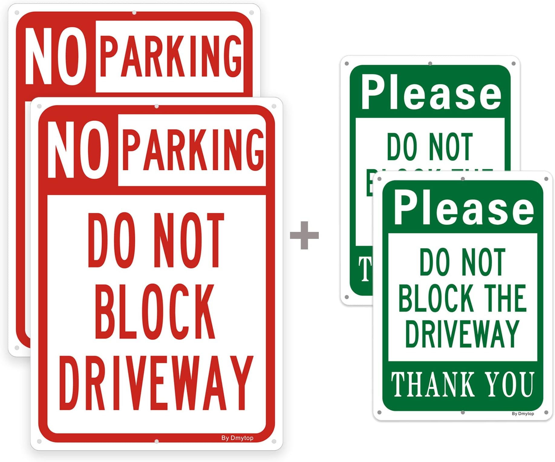 Amazon.com: Please Do Not Block The Driveway Sign,No Parking Signs ...