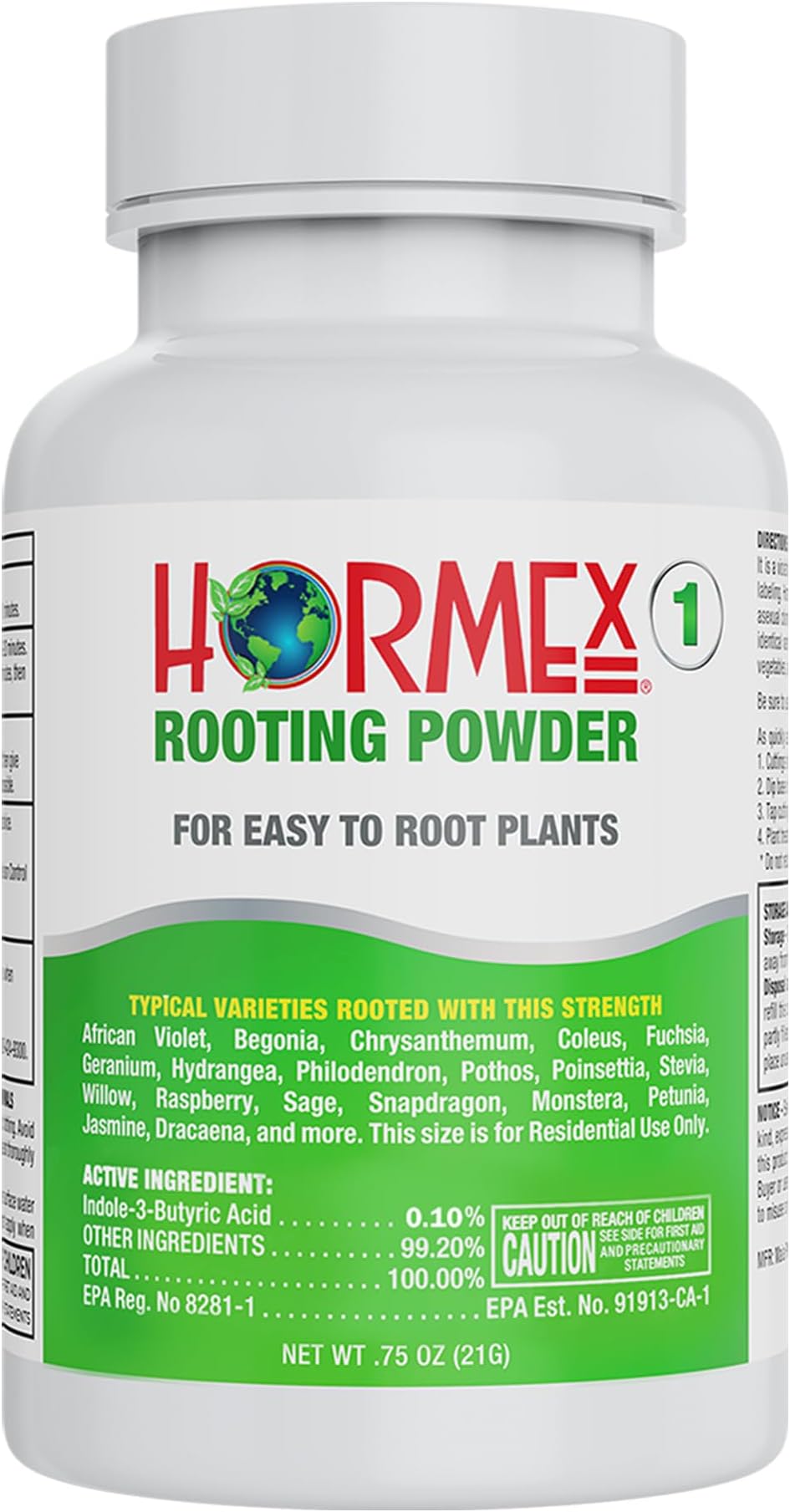 Hormex Rooting Hormone Powder #1 | for Easy to Root Plants | IBA ...