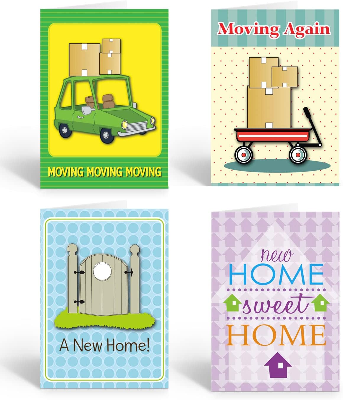 Amazon.com : Stonehouse Collection Moving Cards - New Address Note ...