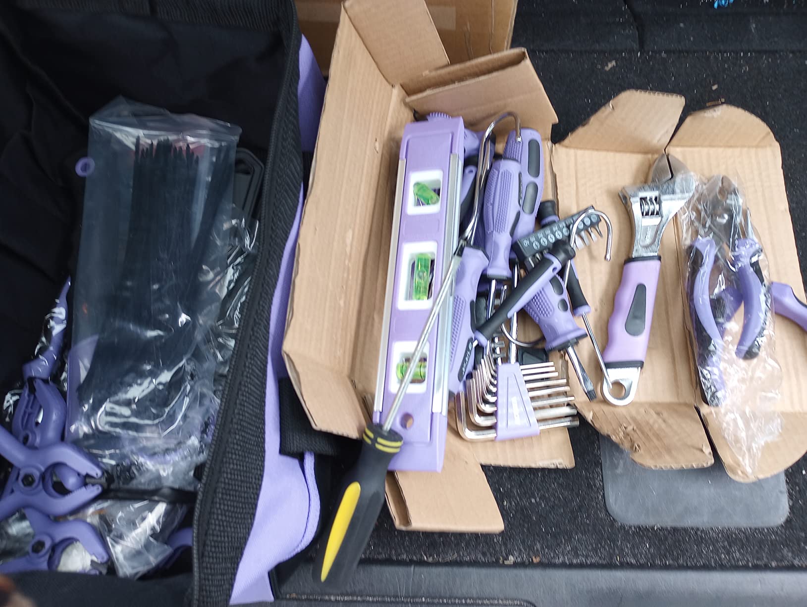 $13/mo - Finance Purple Tool Set,ACOSEA 223-Piece Tool Sets for Women ...