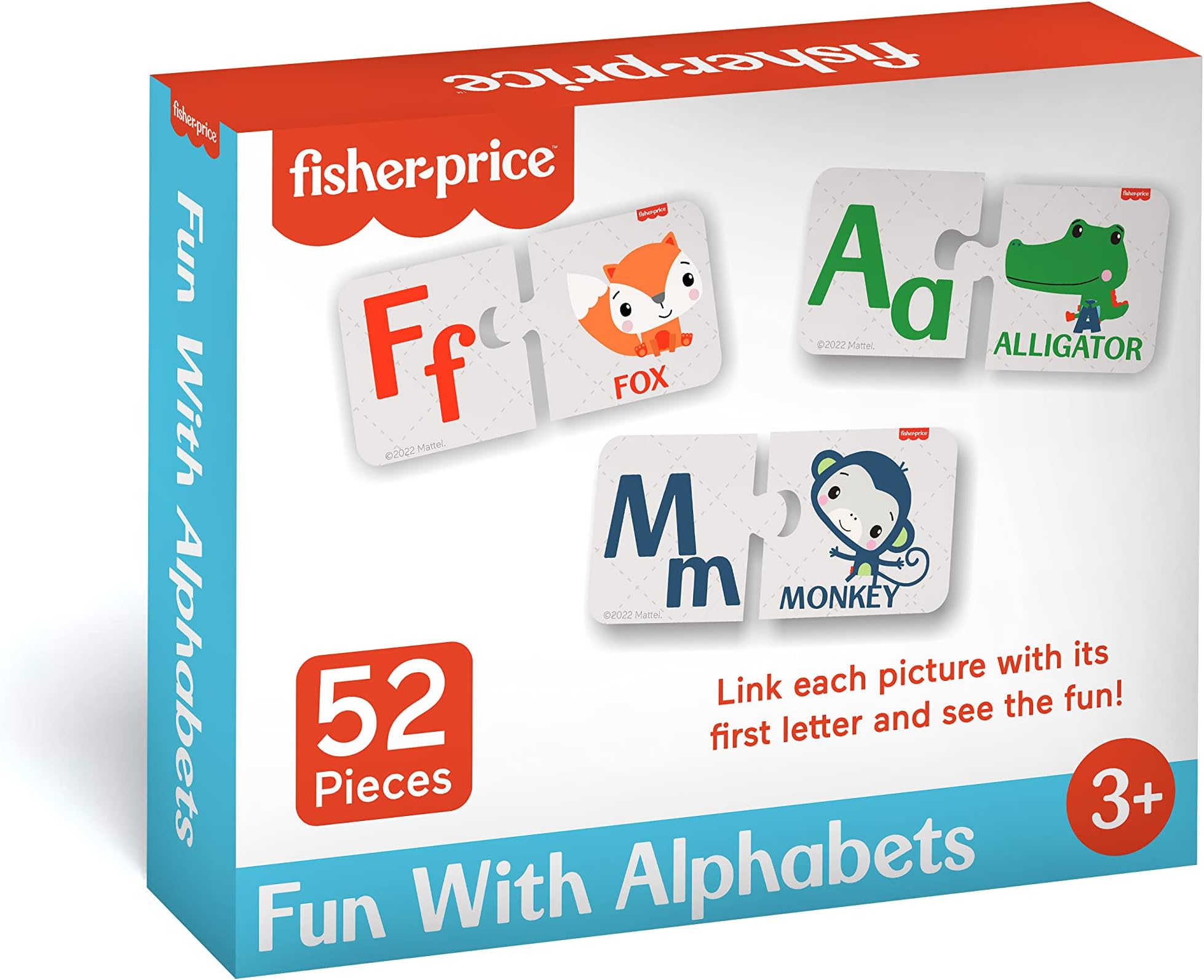 Buy Fisher-Price Fun with Alphabets Puzzles - 56 Pieces Alphabet ...