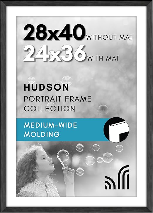 Amazon.com - Americanflat 28x40 Poster Frame with Polished Plexiglass ...