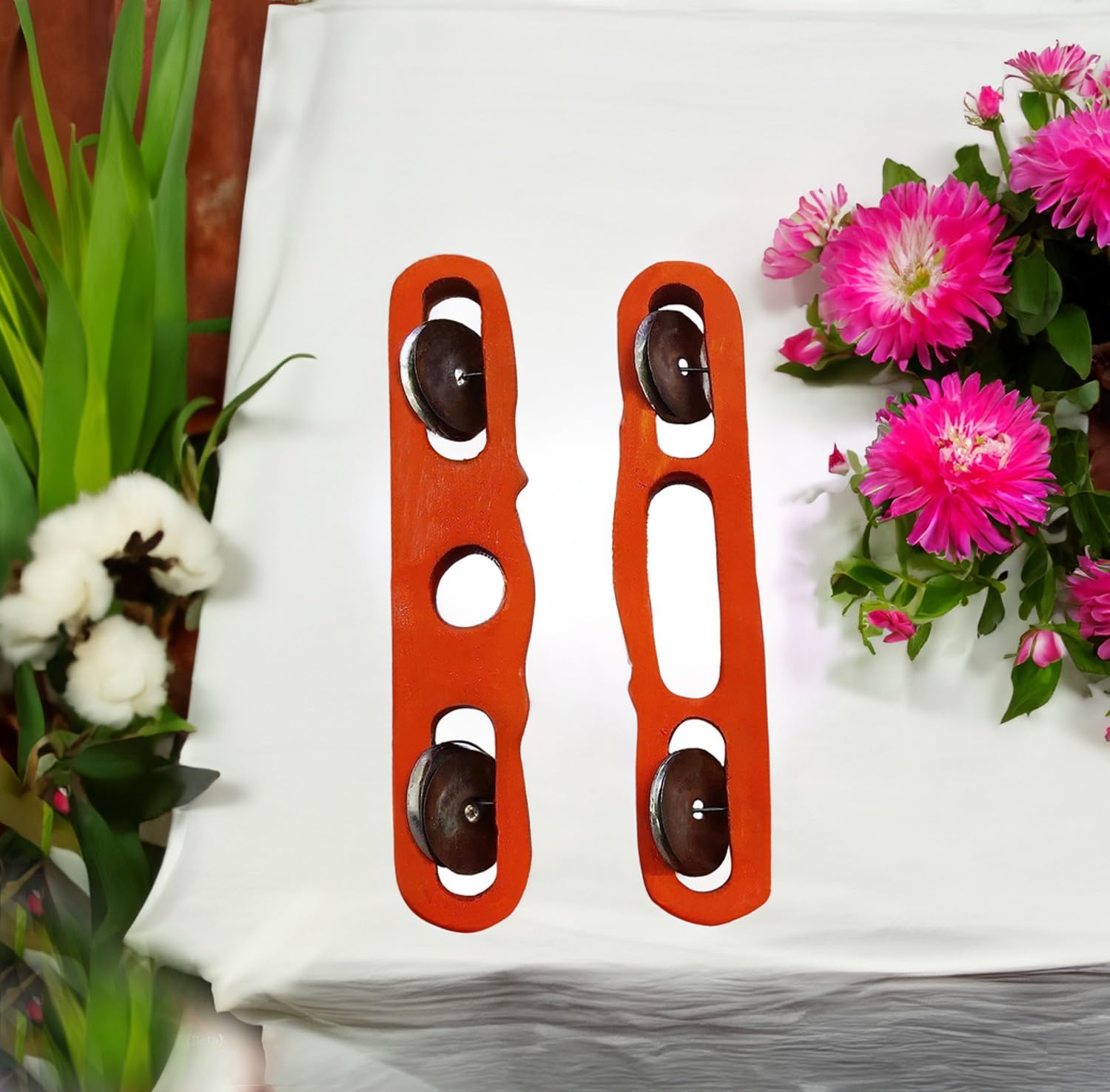 BITONA® Kartal (khadtaal) 1 Pair Indian Musical Percussion Instrument ...