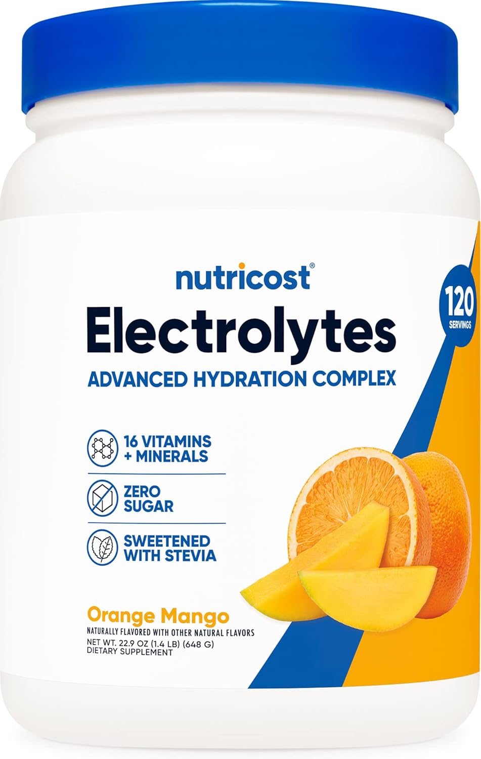 Amazon.com: Nutricost Electrolytes Advanced Hydration Powder (Orange ...