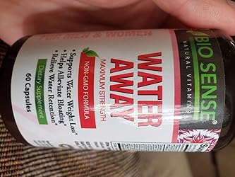 Amazon.com: Natural Diuretic Water Away Pills Vitamin B6 Potassium ...