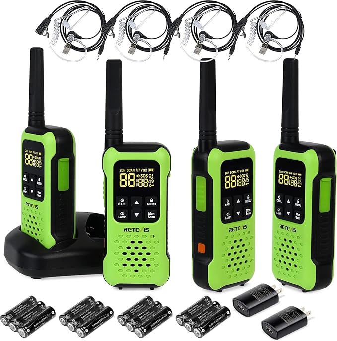 Amazon.com: Retevis RT49P Waterproof Walkie Talkies, IP67 Portable FRS ...