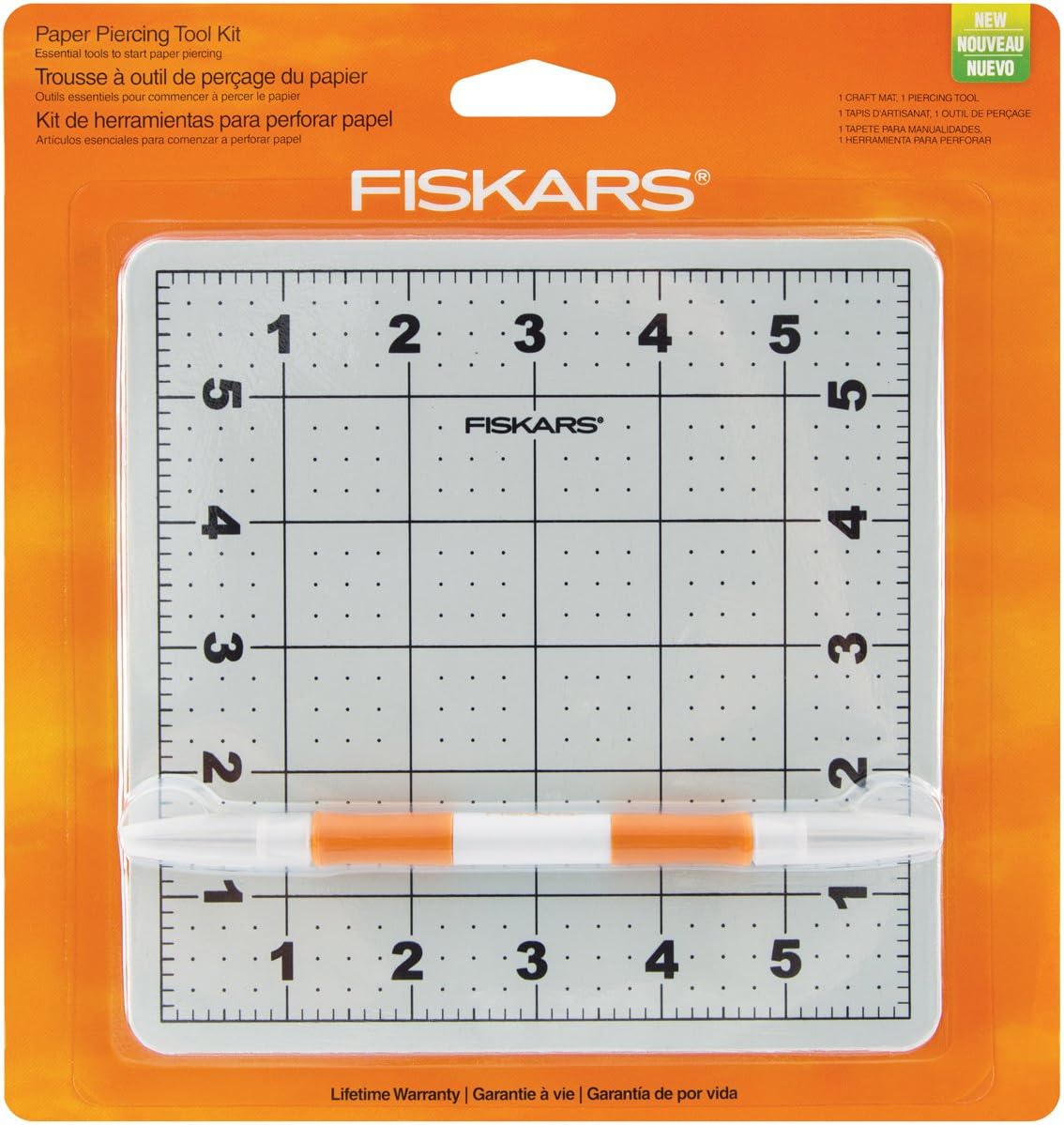 Amazon.com: Fiskars 118860 Paper Piercing Tool Kit : Beauty & Personal Care