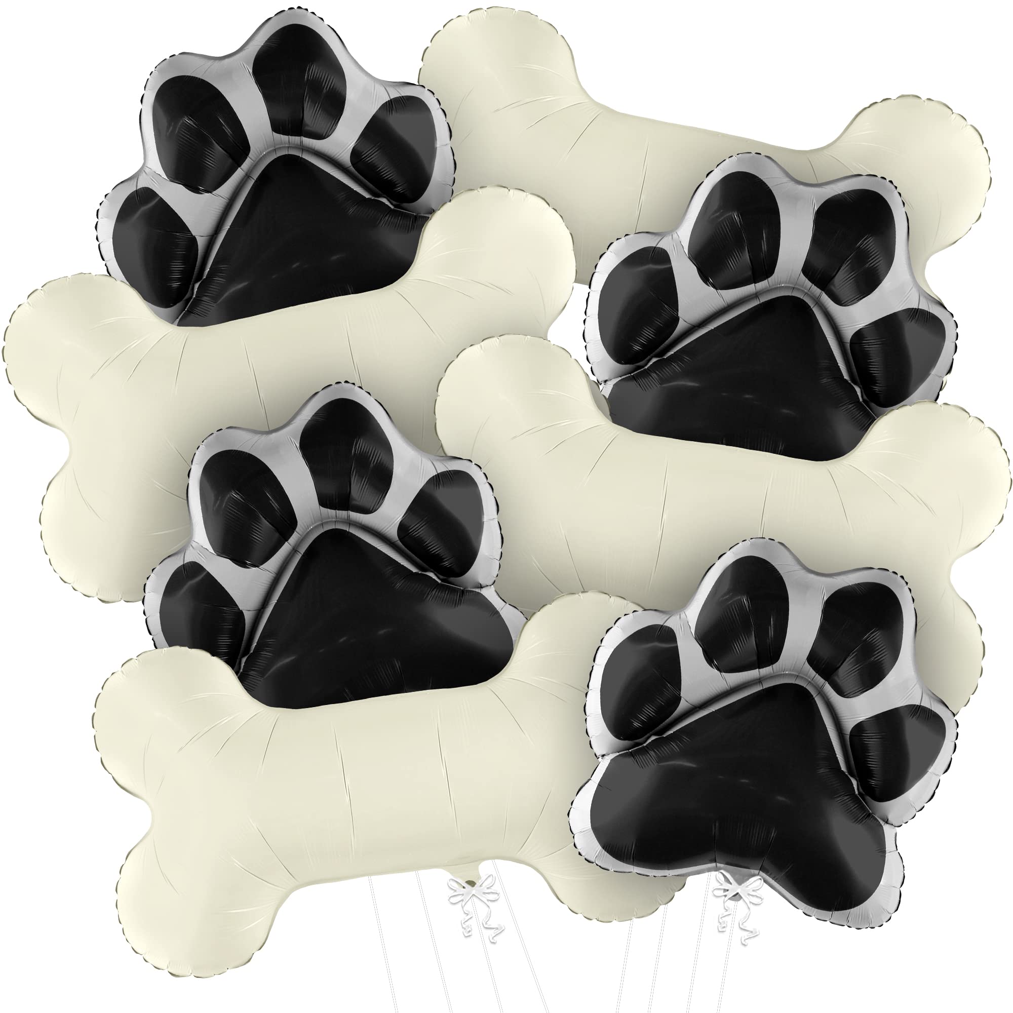 Amazon.com: KatchOn, Black Dog Bone Balloon - 29 Inch, Pack of 8 | Dog ...