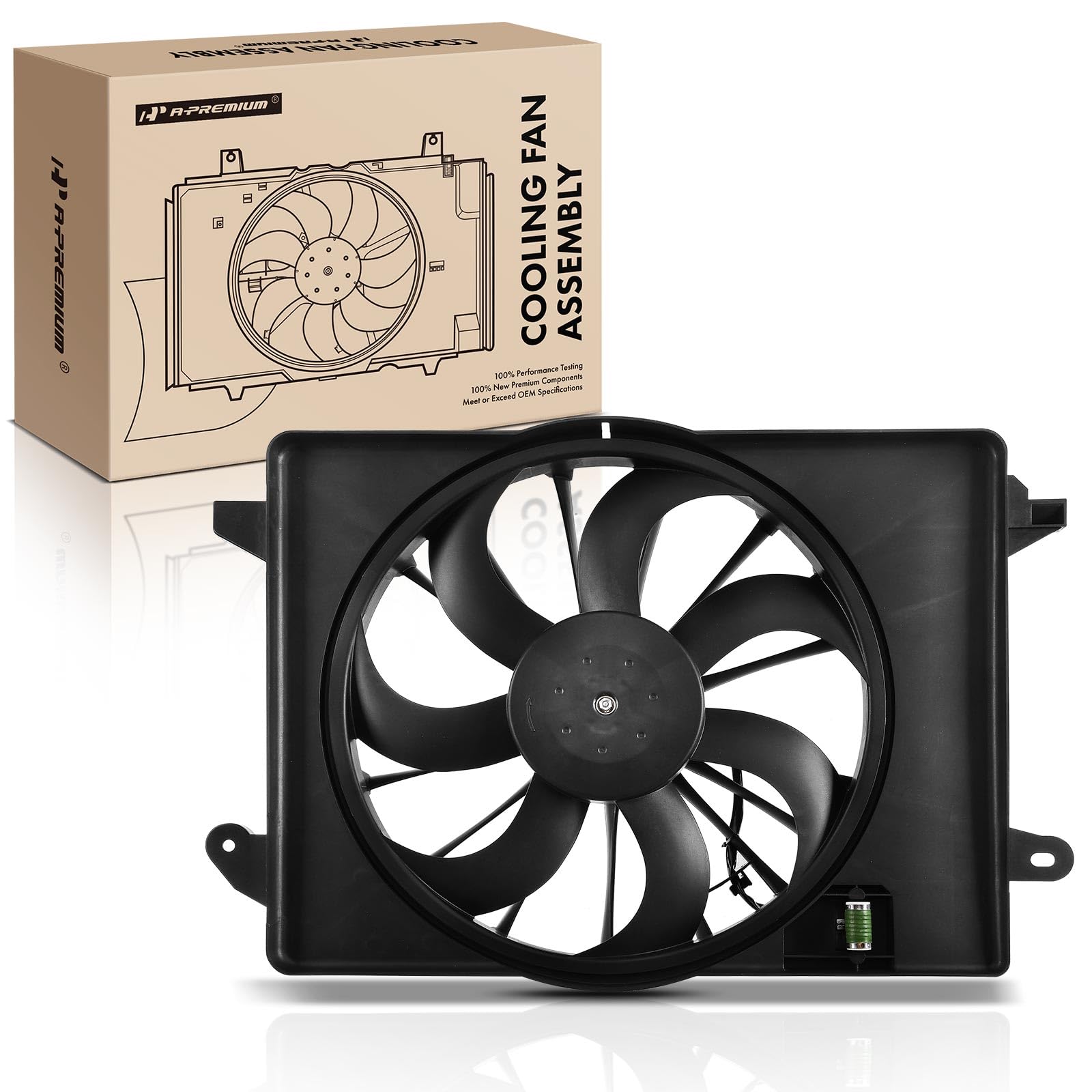 Amazon.com: A-Premium Engine Radiator Cooling Fan Assembly Compatible ...