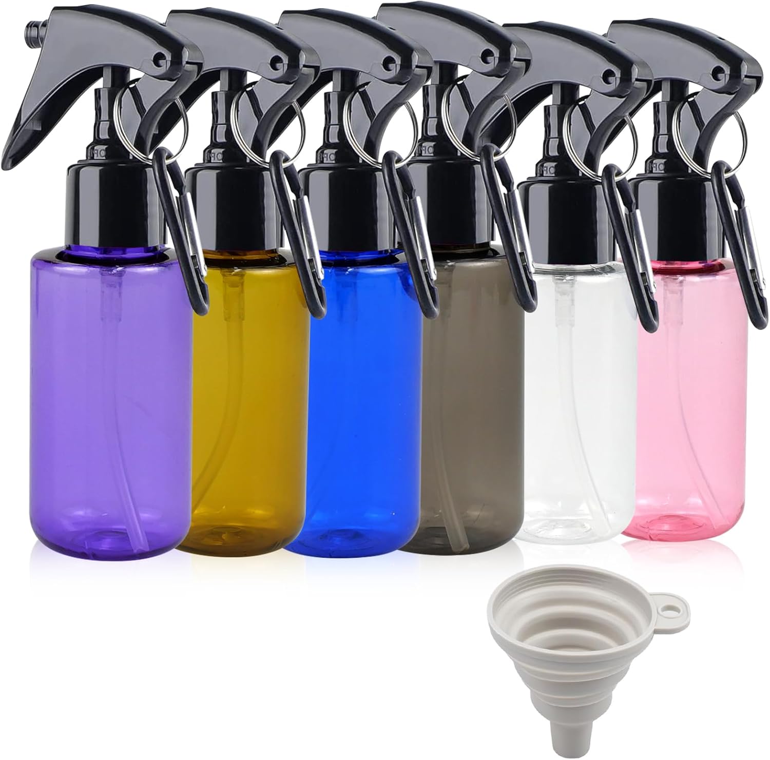 LAKSOL 6 Pezzi Spruzzino Nebulizzatore, Flacone Spray Vuoto Flacone Pompa Vuoto Contenitore ...