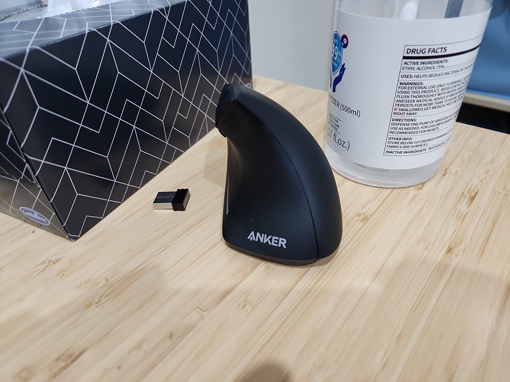 Anker 2.4G Wireless Vertical Ergonomic Optical Mouse, 800/1200 /1600 ...