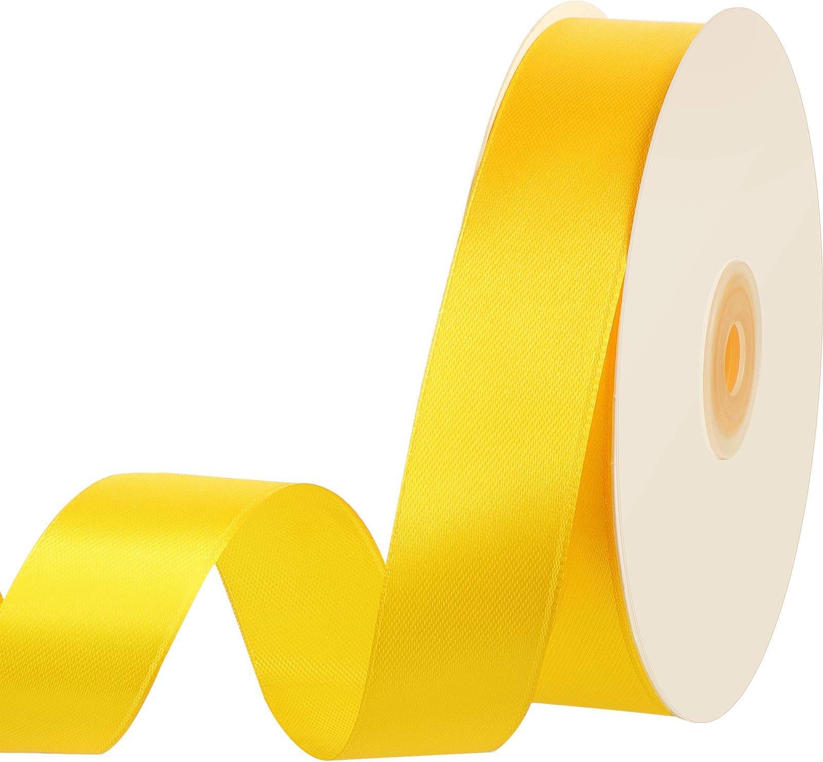 Amazon.com: Ribbli Maize Yellow Grosgrain Ribbon, 1/2 inches x ...