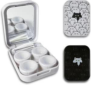 Amazon.com: 2 Kits Portable 4 in 1 Contact Lens Case, Contact Lens ...