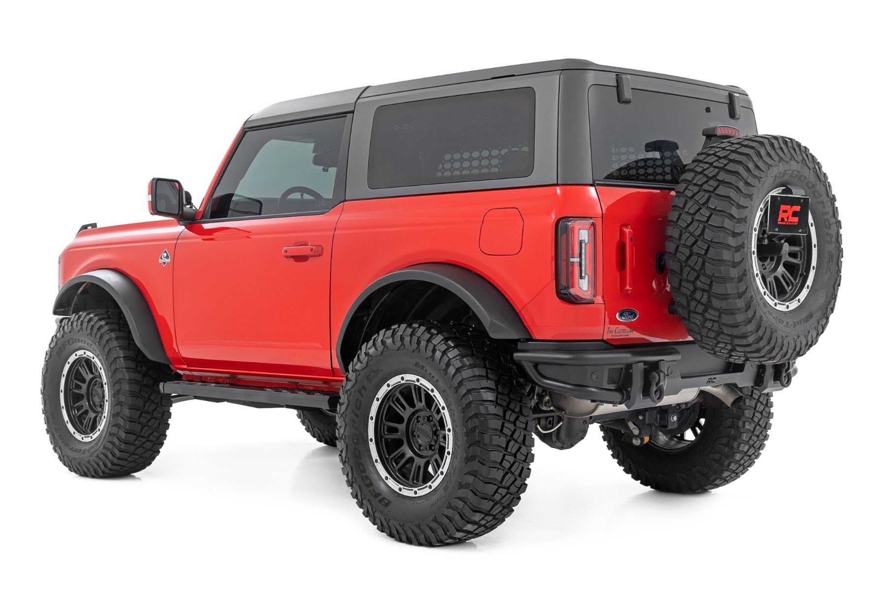 Running Boards For Rough Country BA2 Running Boards - 5" Wide Steps For ...