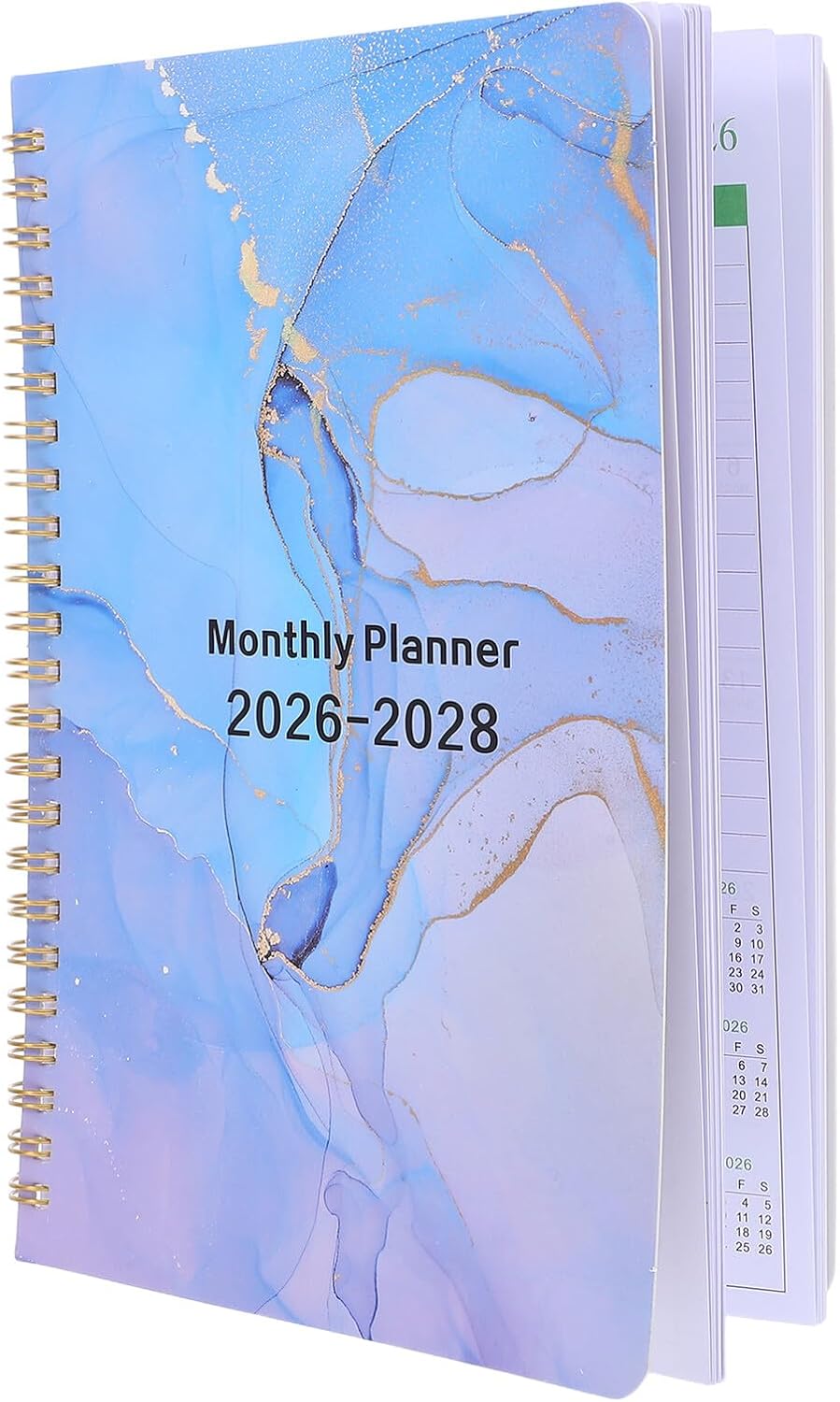 WEKAMOS Jahresplaner Violett-blau Kompakter Wochenplaner mit Dickem ...