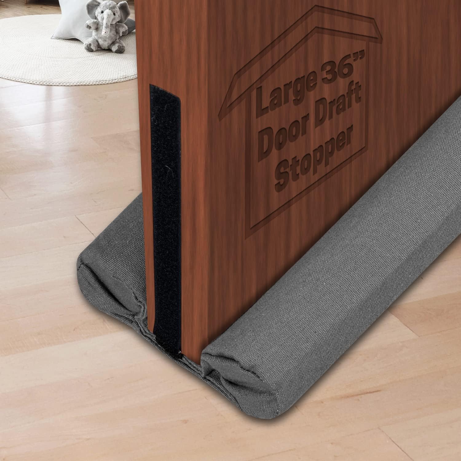 VISEMAN Twin Door Draft Stopper, Door Noise Blocker, Adjustable Door ...