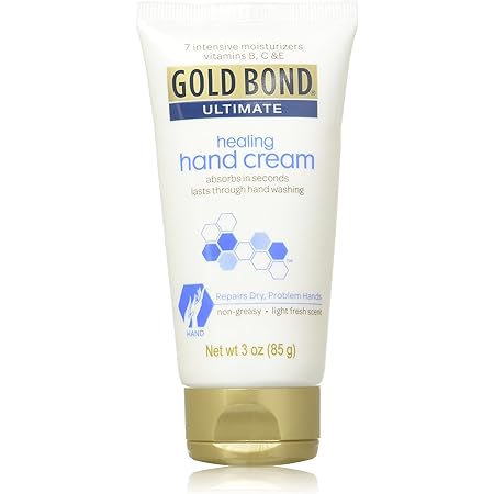 Amazon.com: Gold Bond Ultimate Healing Hand Cream, 3 oz., Lasts Through ...