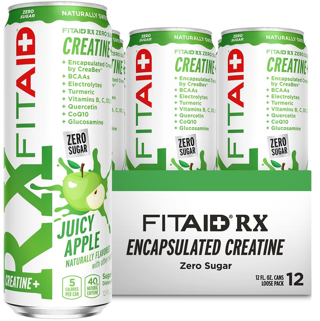 Amazon.com : FITAID RX Zero Sugar, Encapsulated Creatine, Workout ...