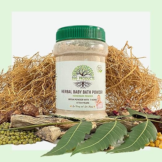 Buy SSG PRODUCTS HomeMade Herbal Baby Bath Powder 200 Grams/Face Wash ...