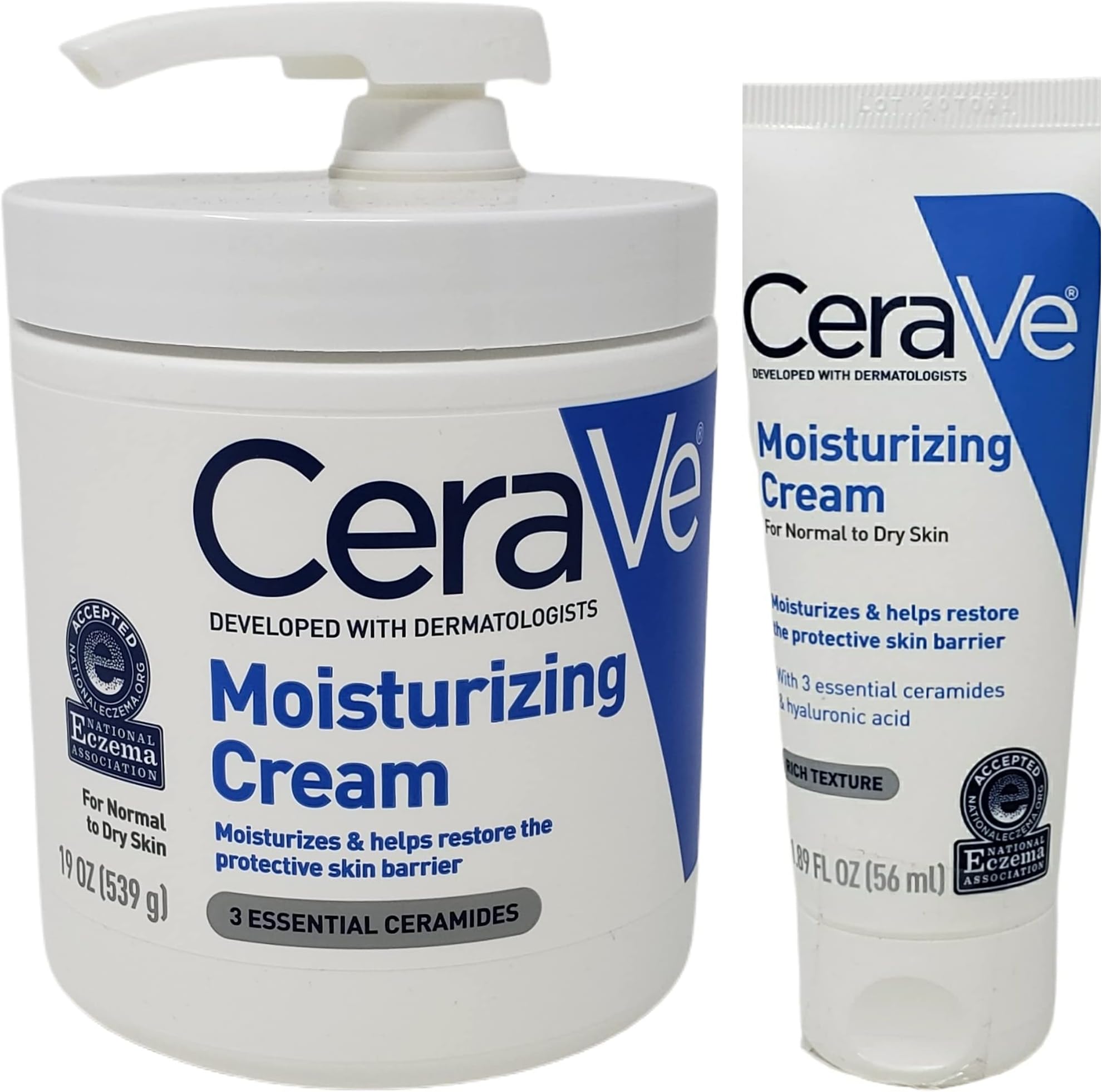 Amazon.com: Cerave Moisturizing Cream With Pump For Normal To Dry Skin ...